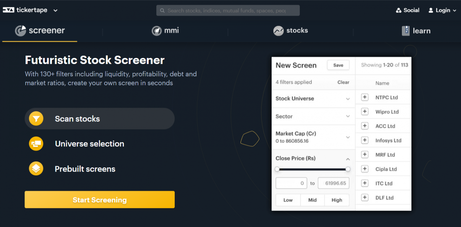 12 Best Stock Screener in India for Swing Trading - Aayush Bhaskar